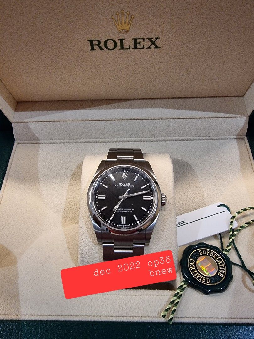 ROLEX OP 36, Luxury, Watches on Carousell