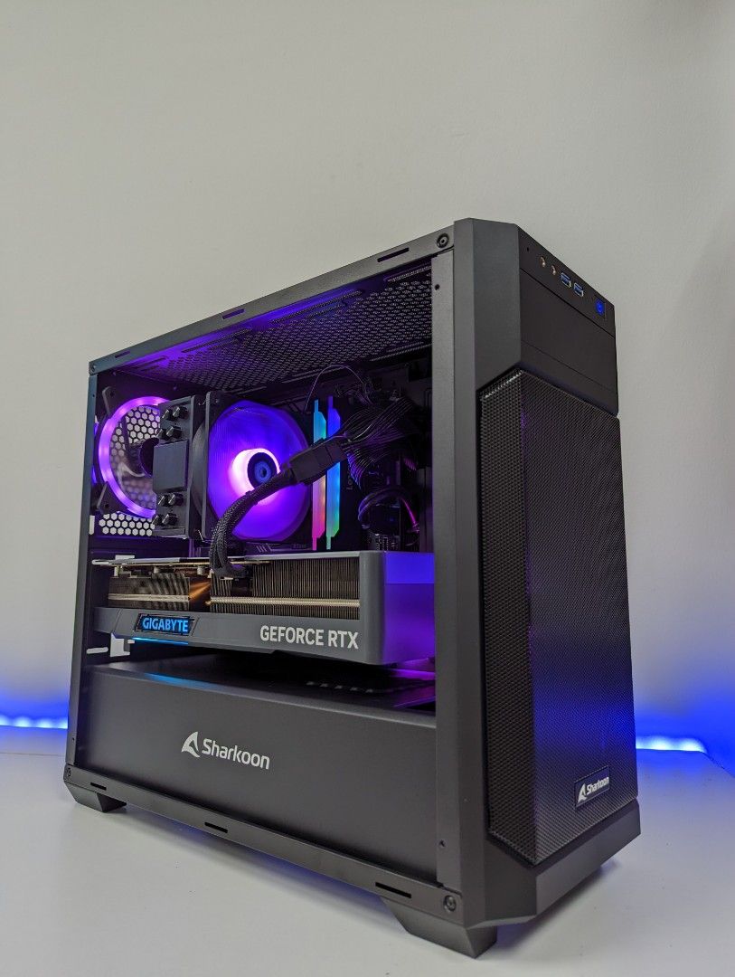 RTX 4070 TI Custom Gaming PC - RYZEN 5 7600X - max out cyberpunk ...
