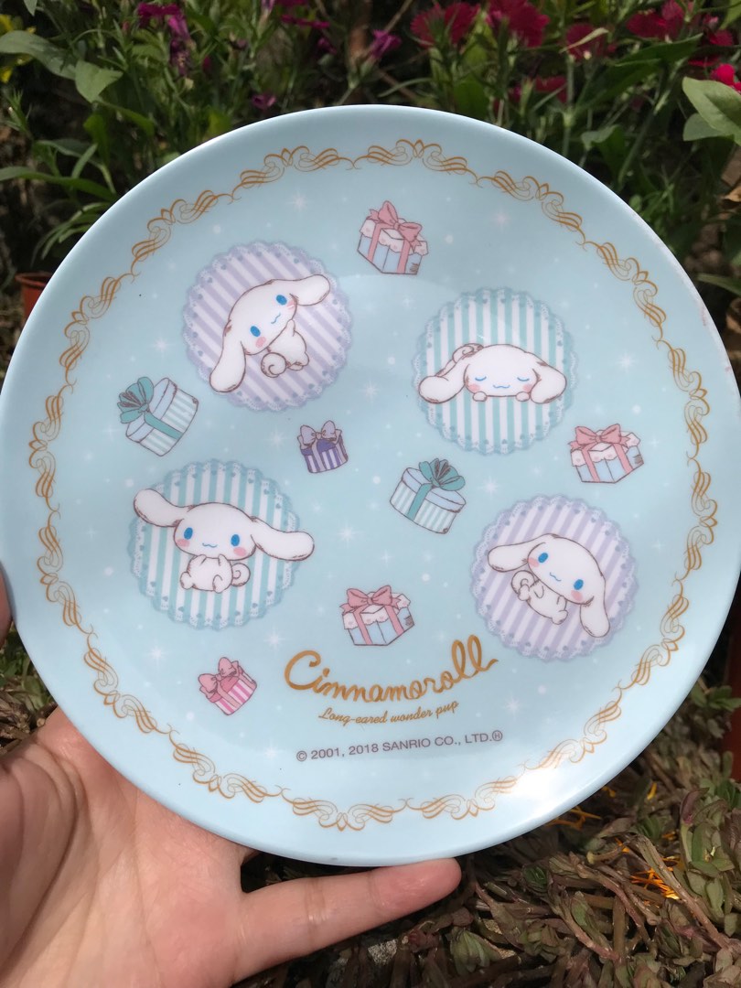 SANRIO CINNAMOROLL PLATE 7 inches, Furniture & Home Living, Kitchenware ...
