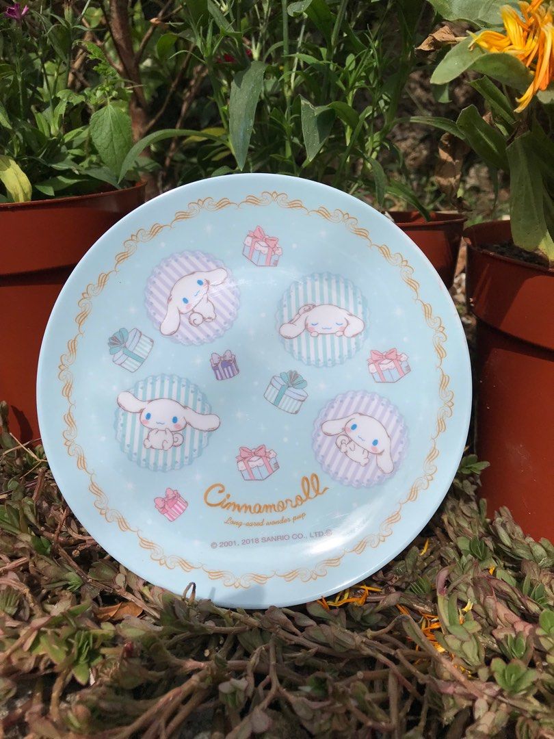 SANRIO CINNAMOROLL PLATE 7 inches, Furniture & Home Living, Kitchenware ...