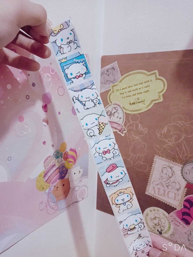 Sanrio Kuromi & Cinnamoroll sticker set, Hobbies & Toys, Stationary ...