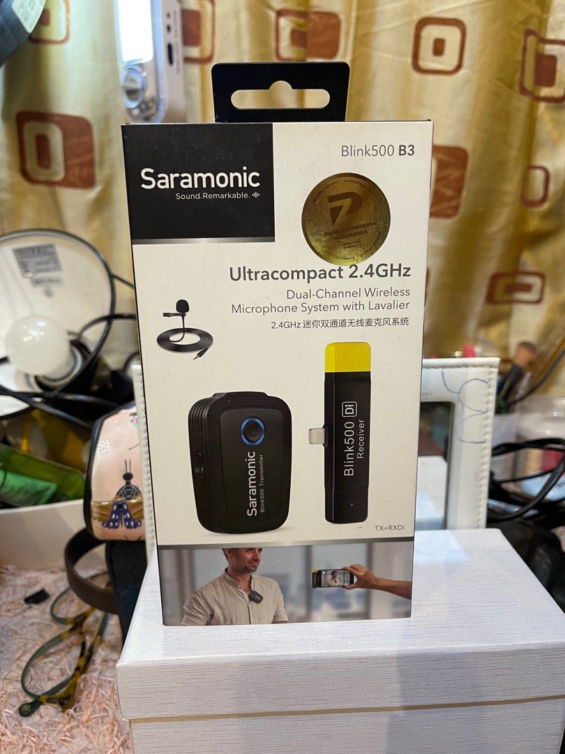 Saramonic blink 500 B3 omni lavalier for lighting IOS, Elektronik ...