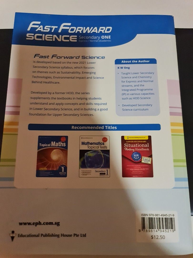 SEC 1 -- Fast Forward SCIENCE, Hobbies & Toys, Books & Magazines ...