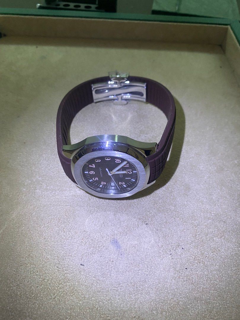 SEIKO MOD AQUANAUT PATEK PHILIPPE (BROWN), Luxury, Watches on Carousell