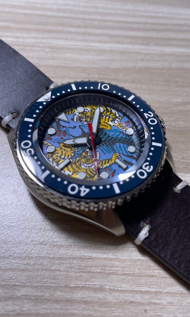 Seiko mod SKX tiger spar, Men's Fashion, Watches & Accessories, Watches ...