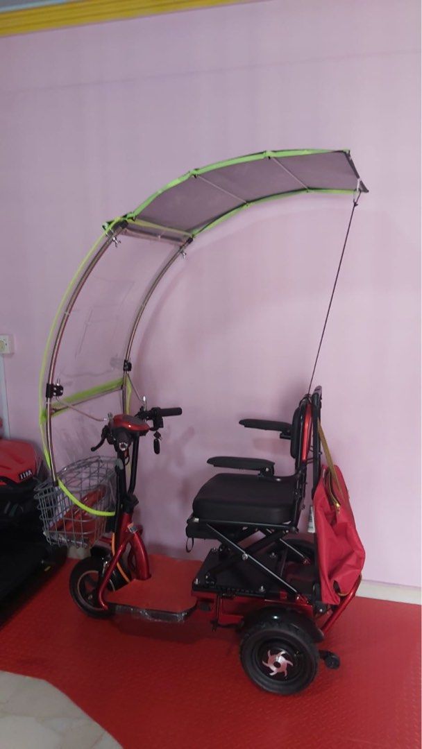 Shelter windshield for PMD mobility scooter 3 wheels, Sports Equipment ...