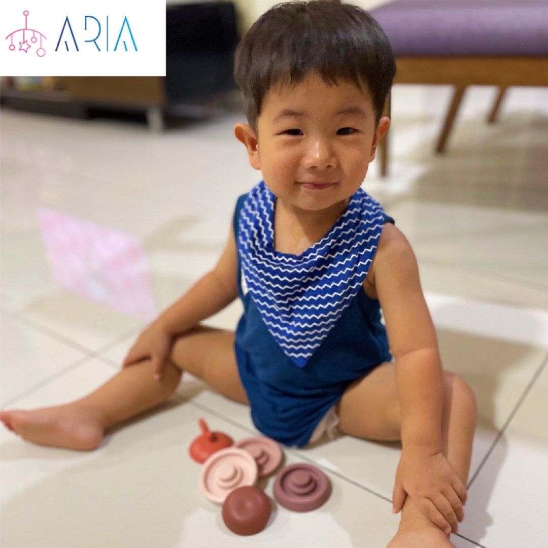 [ARIA] Silicone Toy - Montessori Stacking Toy and Teethers [Free ...