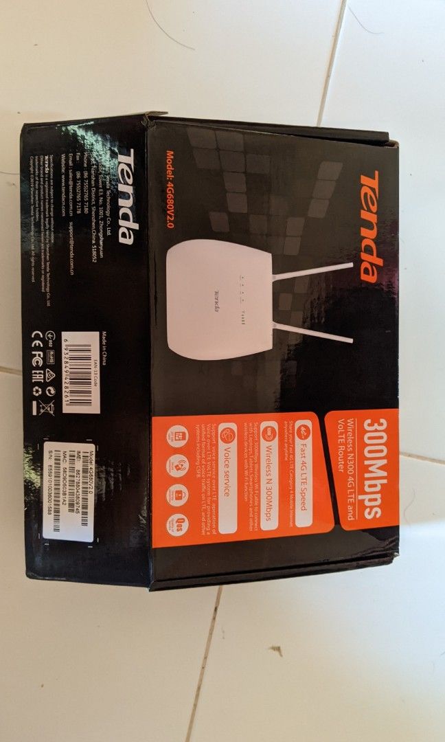 Sim router Tenda 4G680 v2.0, Computers & Tech, Parts & Accessories ...