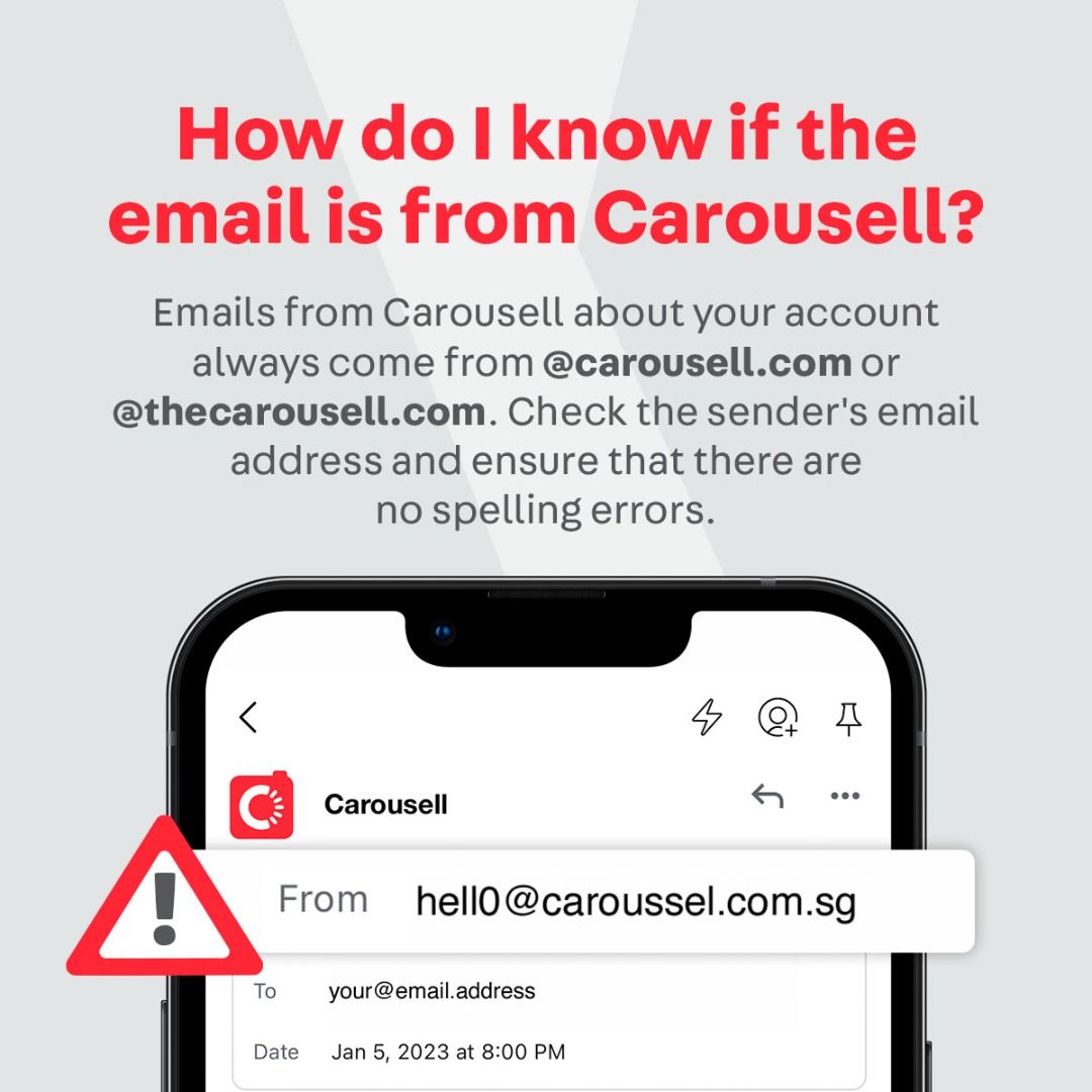 Phishing scams are on the rise on Carousell!, Announcements on Carousell