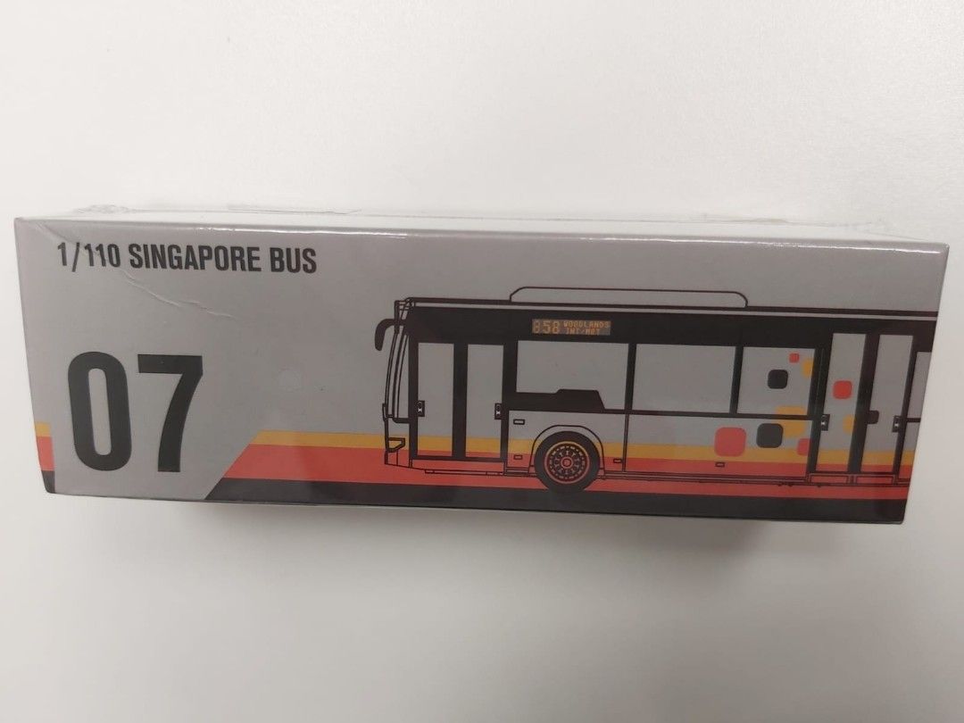 Singapore SMRT Citaro Bus Series 2 Model 07 Service No. 858, Hobbies ...