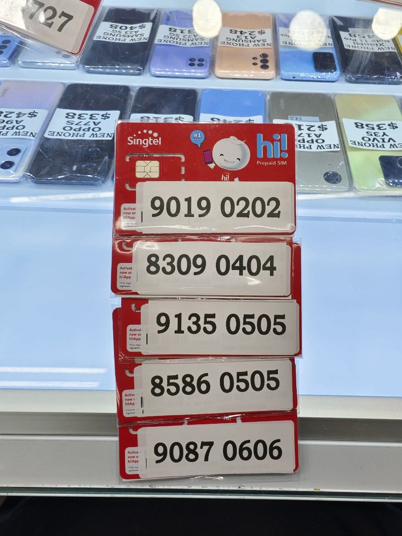 Singtel golden numbers, Mobile Phones & Gadgets, Mobile & Gadget ...