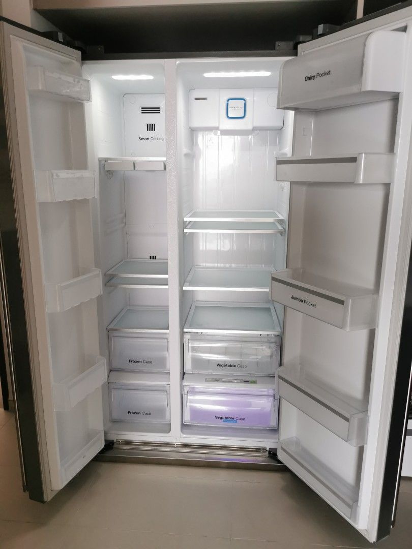 Smeg refrigerator SBS660X, TV & Home Appliances, Kitchen Appliances ...