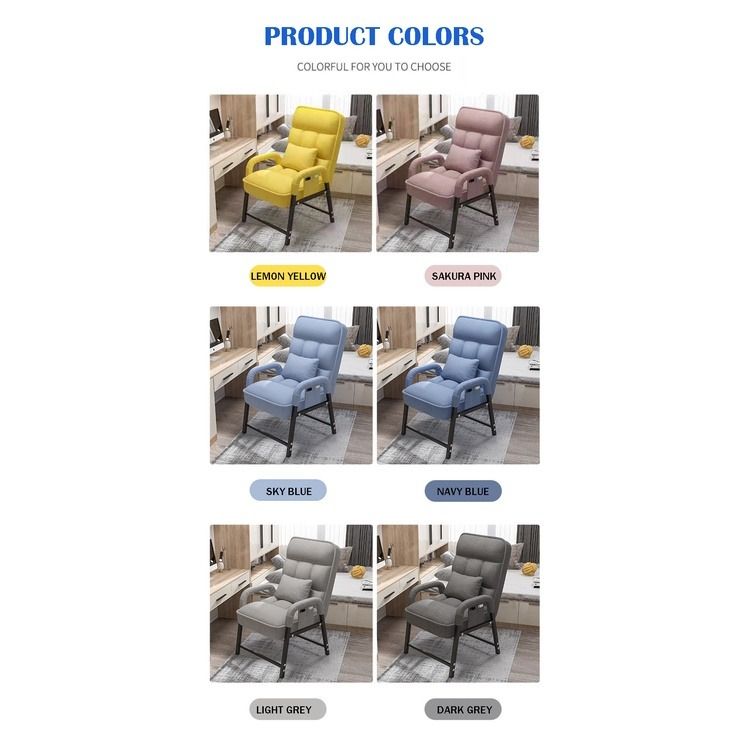 【Sofa Chair + Leg rest】Computer chair home lazy chair, Furniture & Home ...
