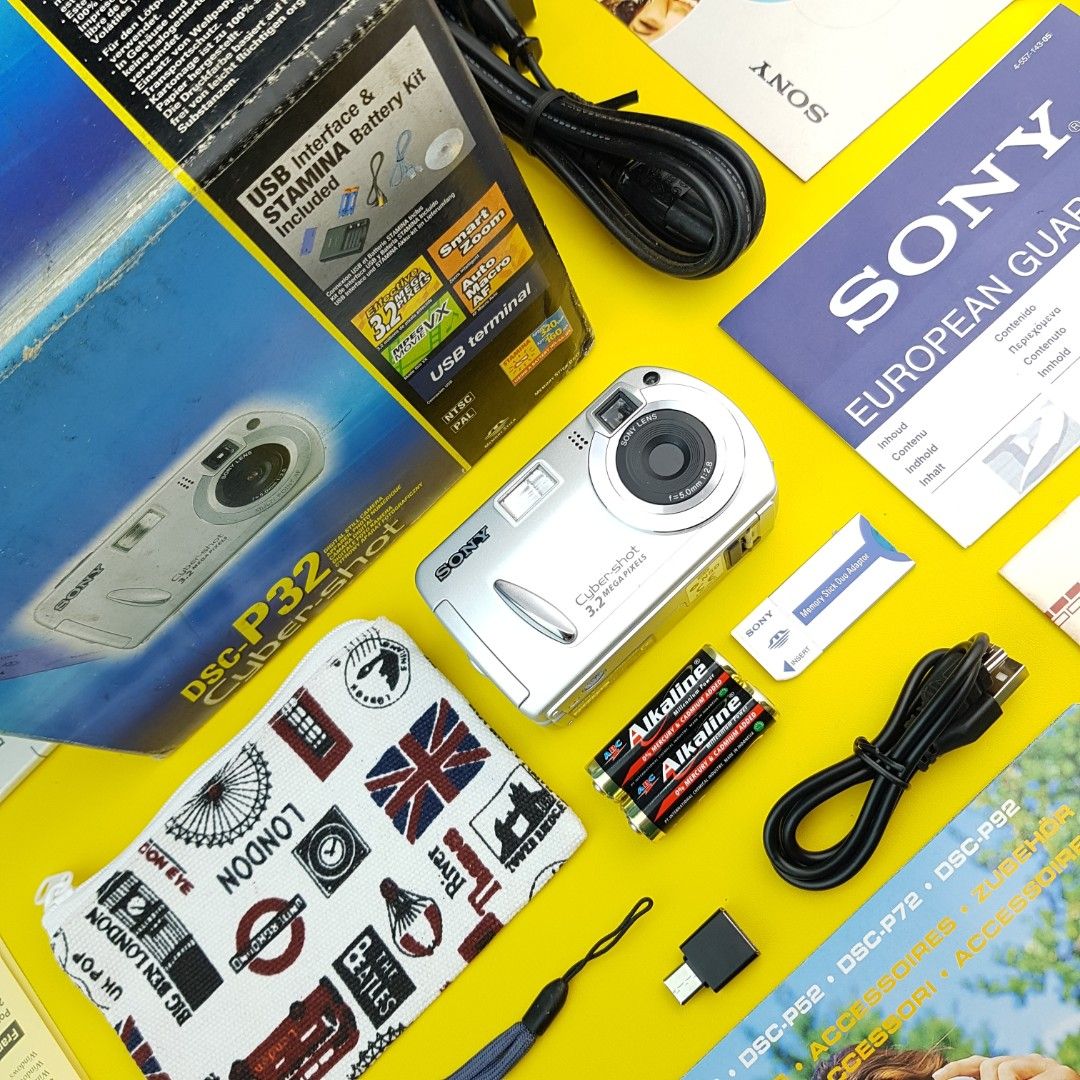 SONY CYBERSHOT DSC-P32 (digicam/camdig/digital pocket camera ...