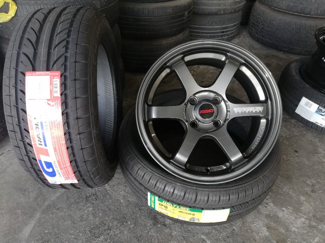 sport rim te37 made in thailand siap tayar baru 15, Auto Accessories on ...