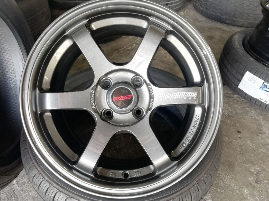 sport rim te37 made in thailand siap tayar baru 15, Auto Accessories on ...