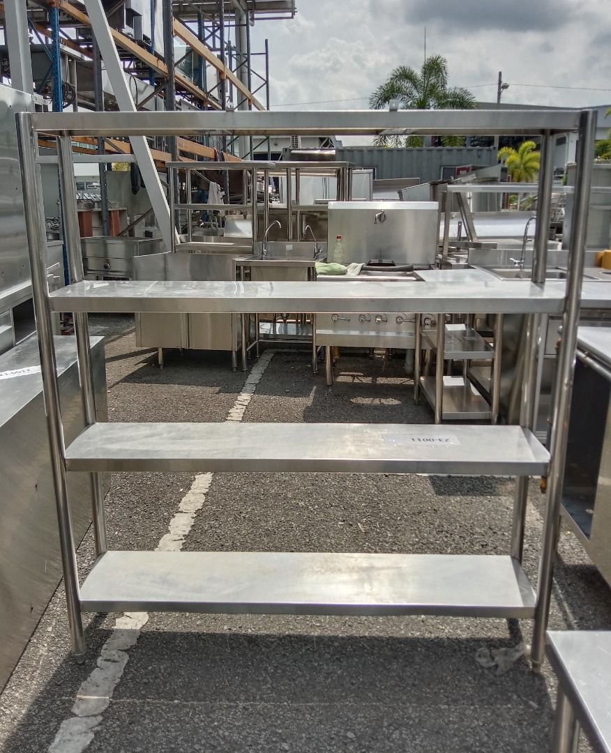 Stainless steel 4 tier rack, Furniture & Home Living, Kitchenware ...
