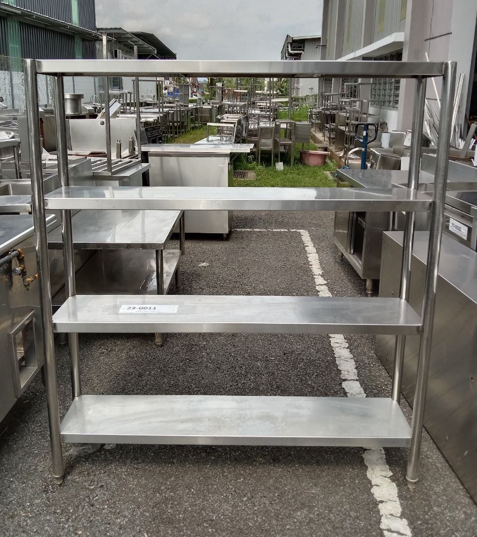 Stainless steel 4 tier rack, Furniture & Home Living, Kitchenware ...
