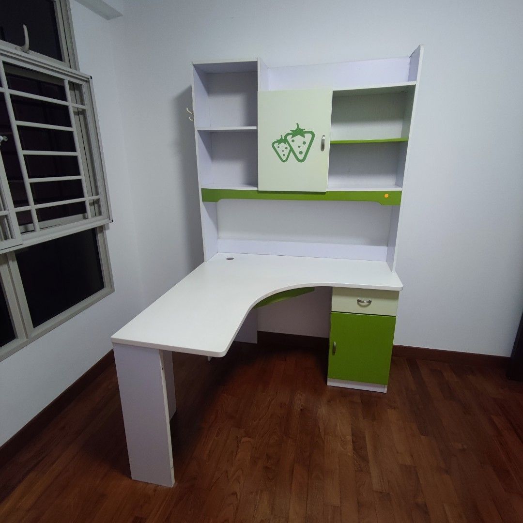 Study Table & Book shelf combo, Furniture & Home Living, Furniture, Tables & Sets on Carousell