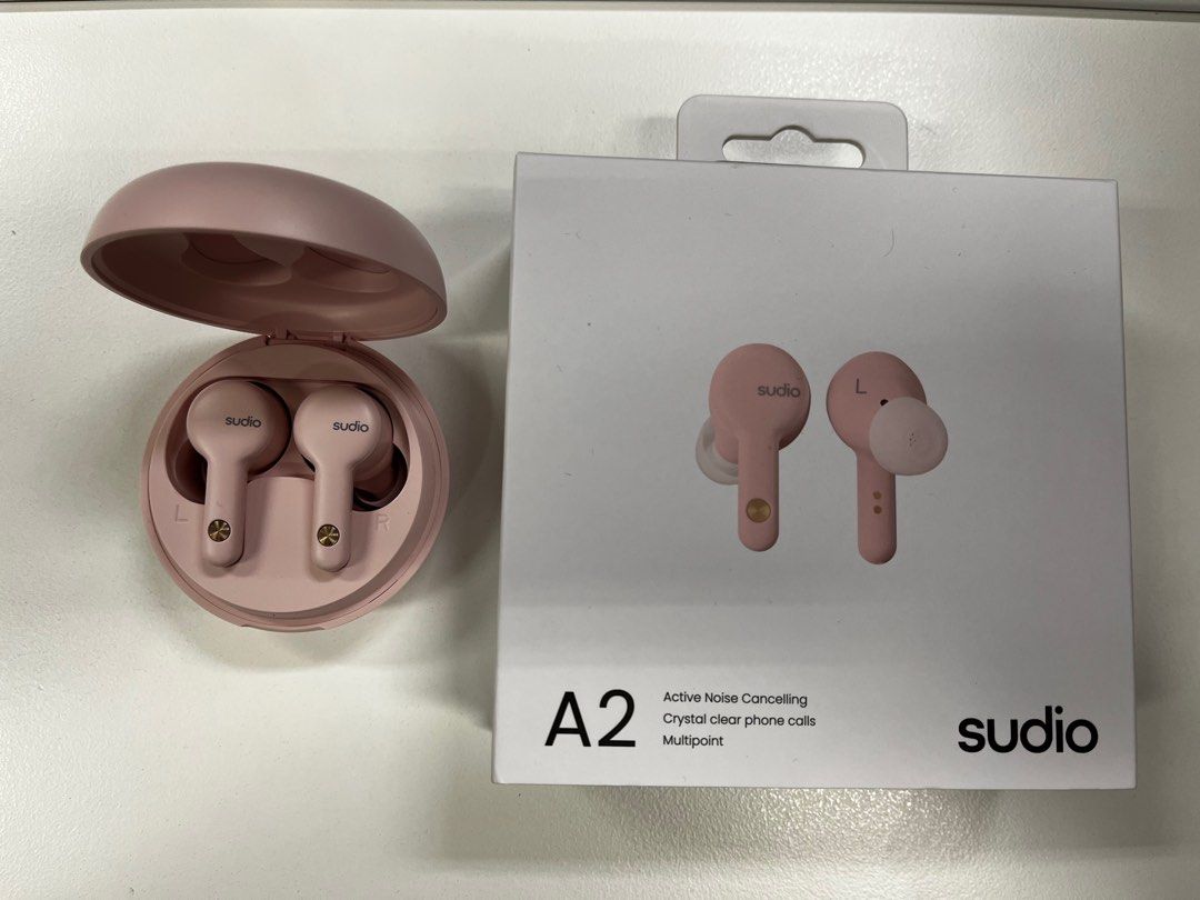 SUDIO A2 Active Noise Cancelling True Wireless Earbuds, Audio ...