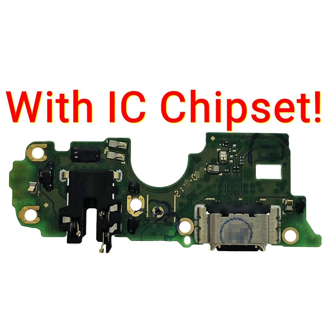 (Support 18W Fast Charge) NEW ORI Charging Port Board with FULL IC Chipset MIC Microphone Flex ...