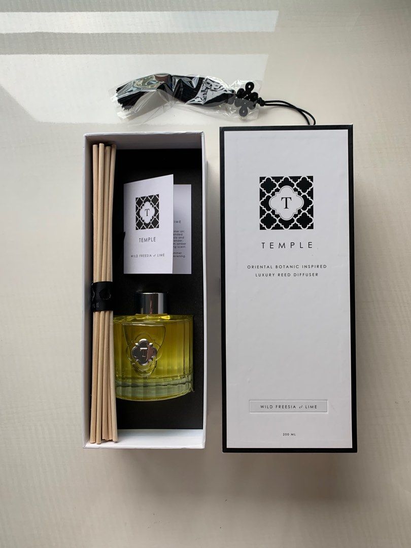 temple reed diffuser, Furniture & Home Living, Home Fragrance on Carousell