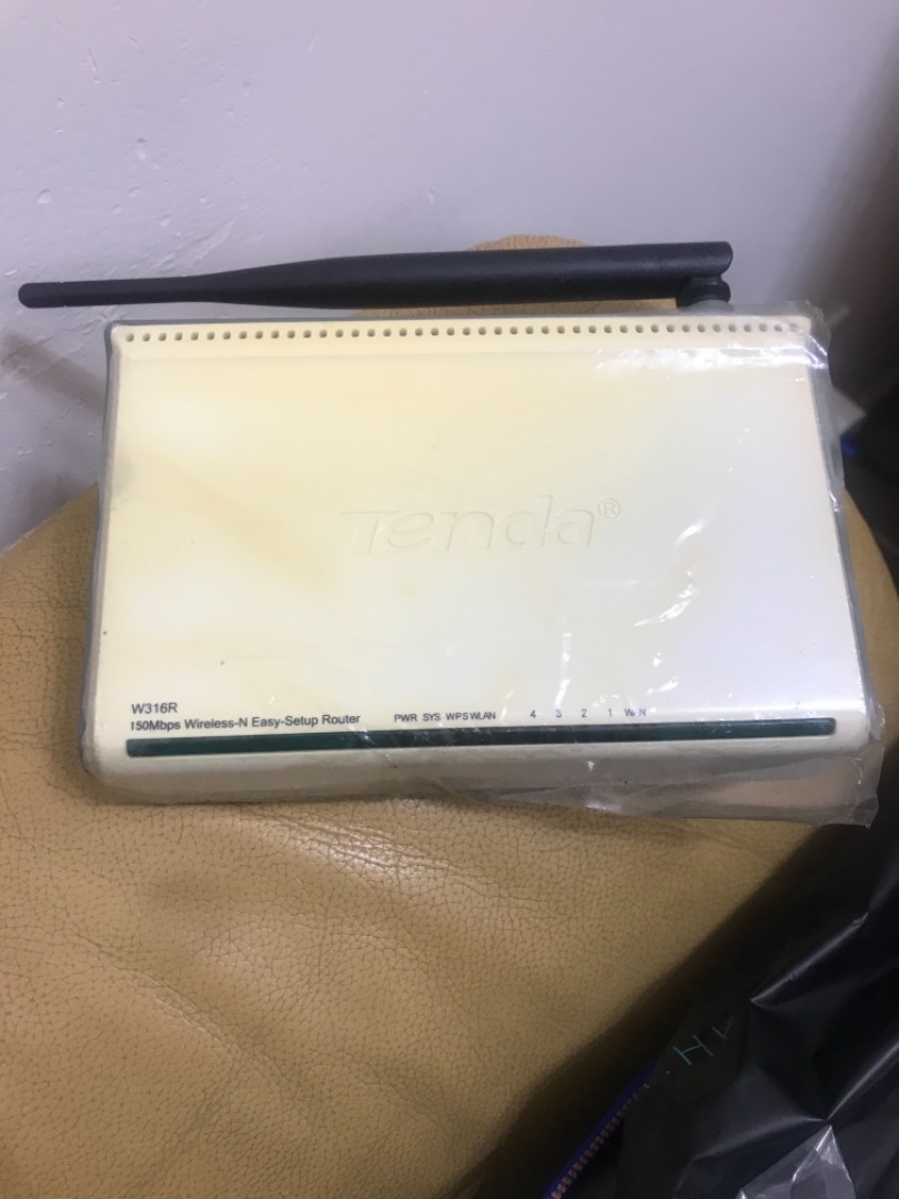 Tenda Wifi router W316R, 電腦＆科技, 電腦周邊及配件, Wifi及上網相關產品 - Carousell