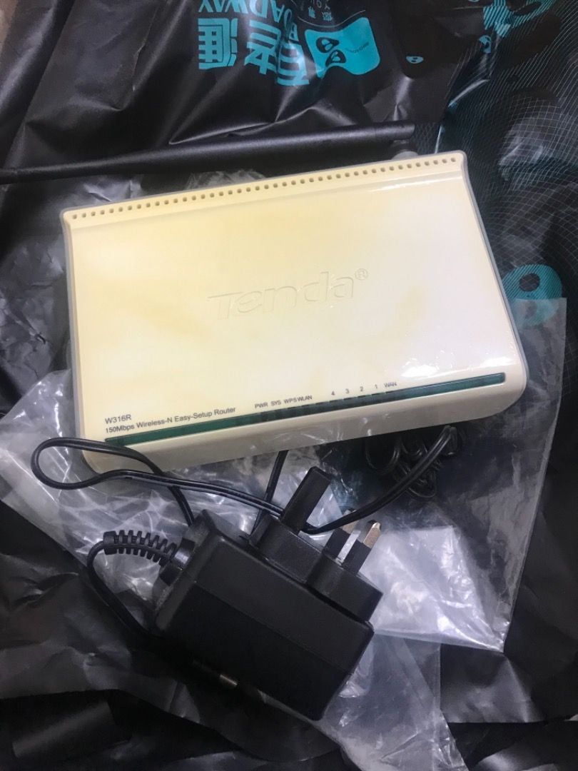 Tenda Wifi router W316R, 電腦＆科技, 電腦周邊及配件, Wifi及上網相關產品 - Carousell