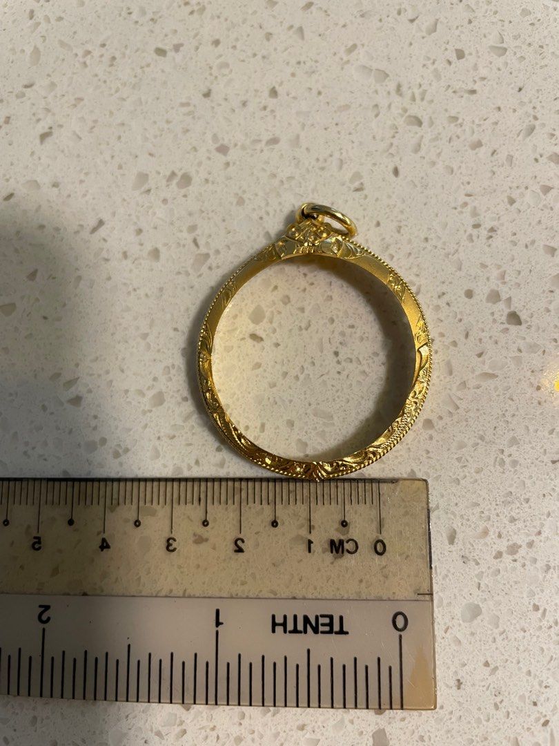 Thai gold amulet casing 90%, Everything Else on Carousell