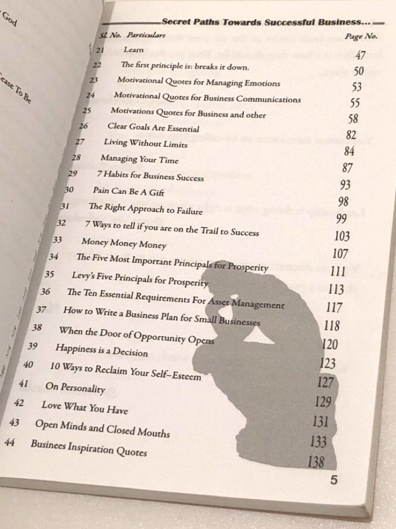 The Thinking Mans Secret Paths Towards Successful Business By Dr ...