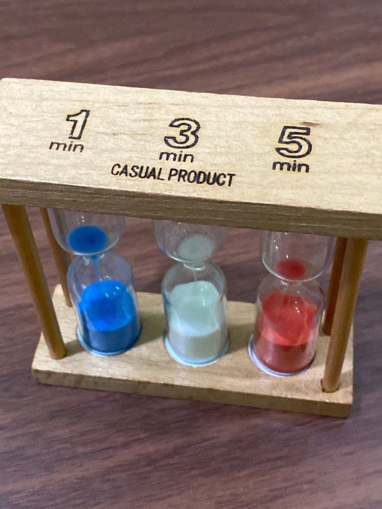 Hourglass sand timer 1 3 5 minutes portable cute aesthetic mini room ...