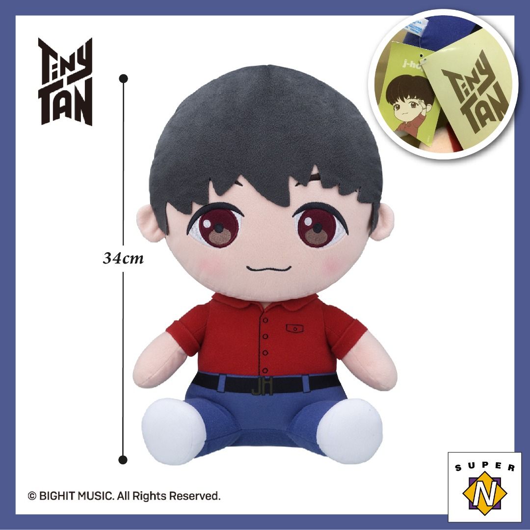 TinyTAN - "J-Hope" ~Dynamite~ Mega Jumbo Sitting Plush Toy by Sega Japan / 34cm, Hobbies & Toys ...