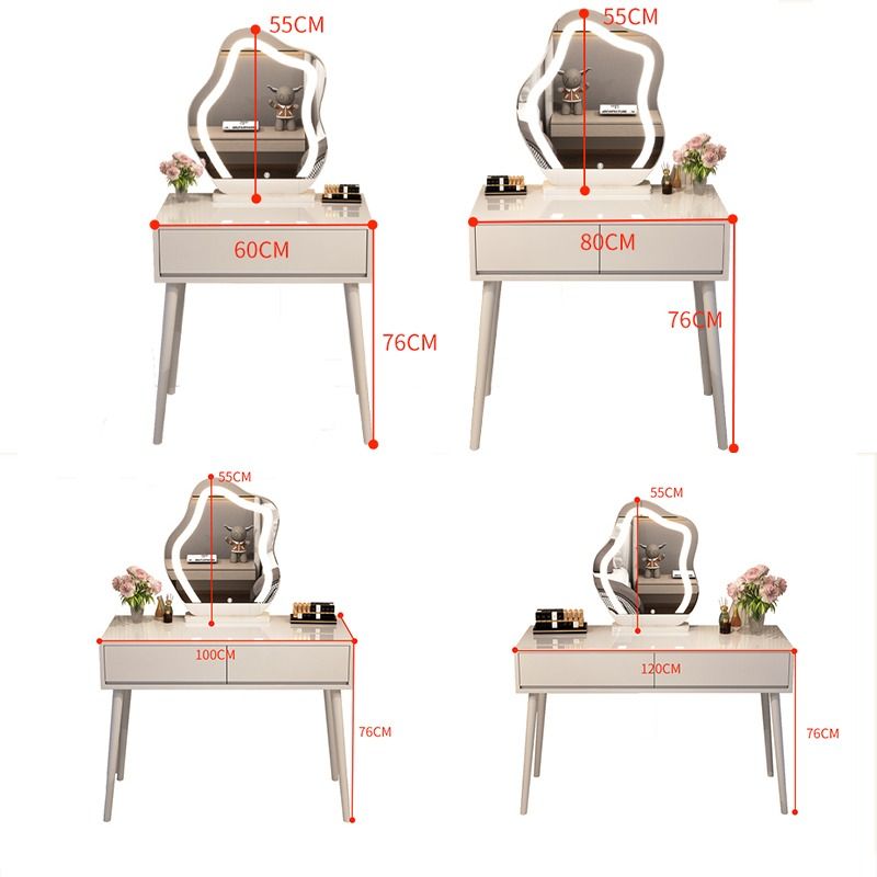 Toilet Table Daily Deal 60/80/100/120CM Dressing Table, Furniture ...