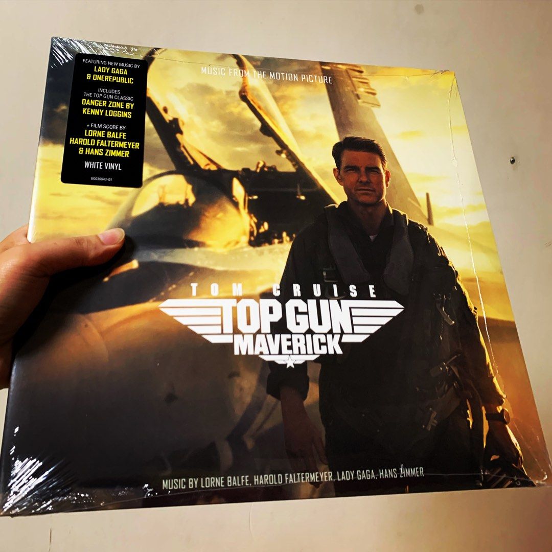 Top Gun Maverick Soundtrack (白膠）, 興趣及遊戲, 音樂樂器 & 配件, 音樂與媒體 - 黑膠碟 - Carousell