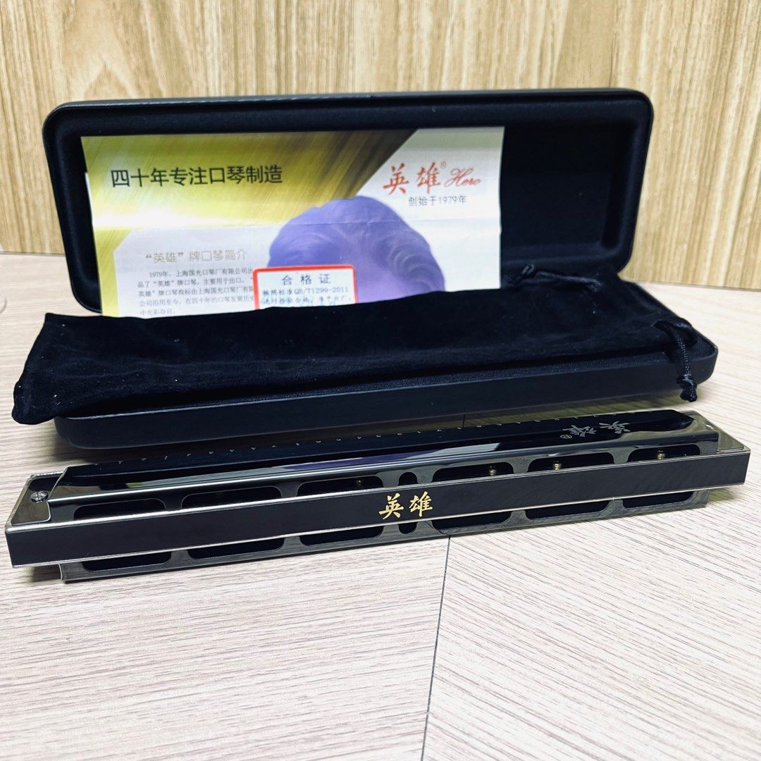 TP-HERO Harmonica 28-Holes, Hobbies & Toys, Music & Media, Musical ...