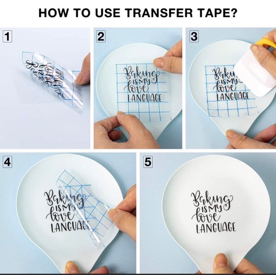 Transfer or application tape - good for decal wordings - pictures - art ...