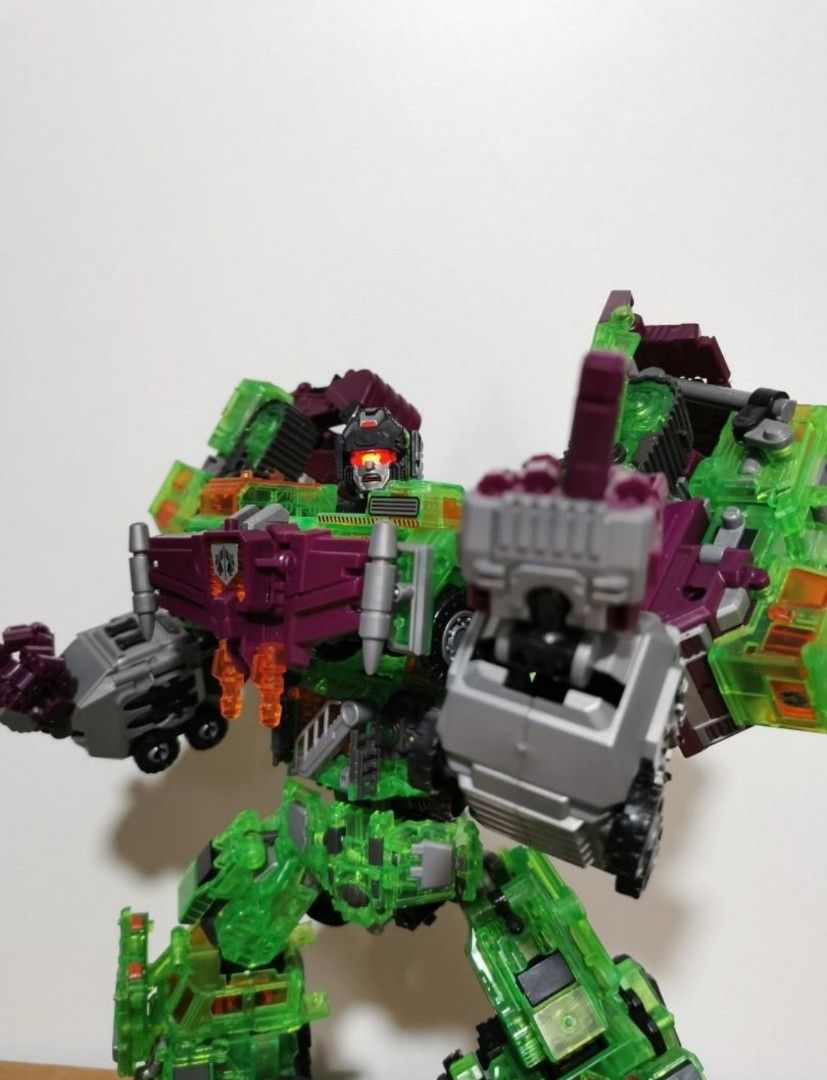 Transformers Devastator NBK Clear Green Version Toy, Hobbies & Toys, Toys & Games on Carousell