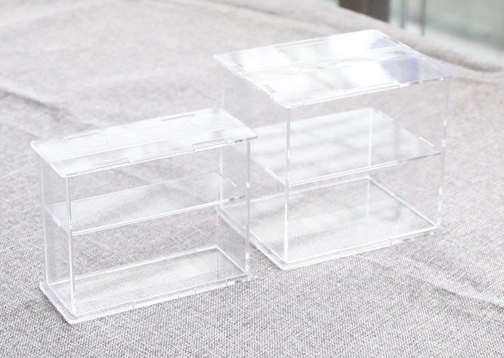 Transparent twin slot Acrylic Display box for Mini GT and INNO64 ...