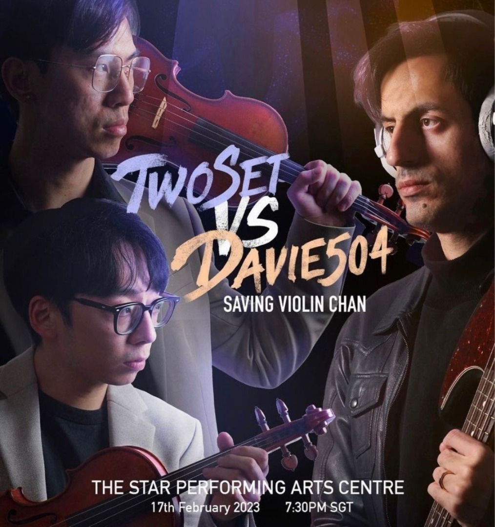 TwoSet Violin VS Davie504 x 2 tickets, Tickets & Vouchers, Event ...