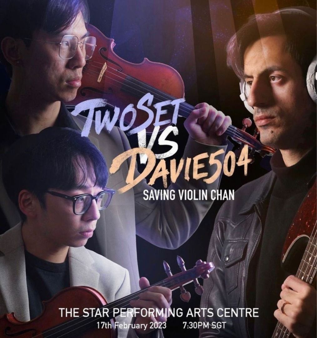TwoSet Violin VS Davie504 x 2 tickets, Tickets & Vouchers, Event ...