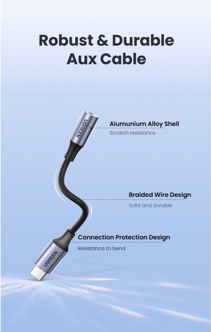 UGREEN USB-C to 35mm Jack Adapter, Audio, Other Audio Equipment on ...