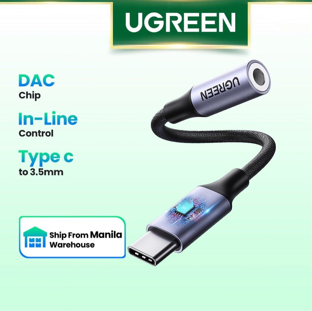 UGREEN USB-C to 35mm Jack Adapter, Audio, Other Audio Equipment on ...