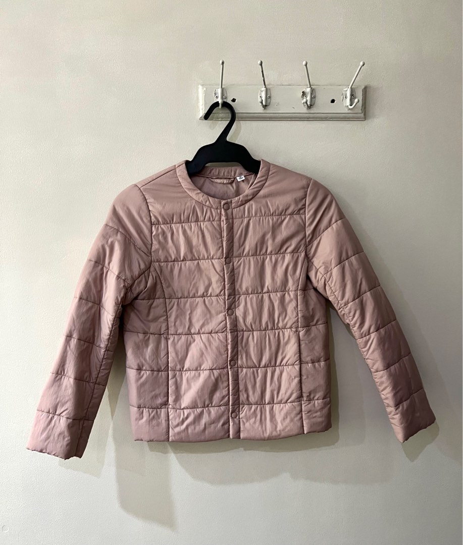 Uniqlo puff jacket-pink, Women's Fashion, Coats, Jackets and Outerwear ...