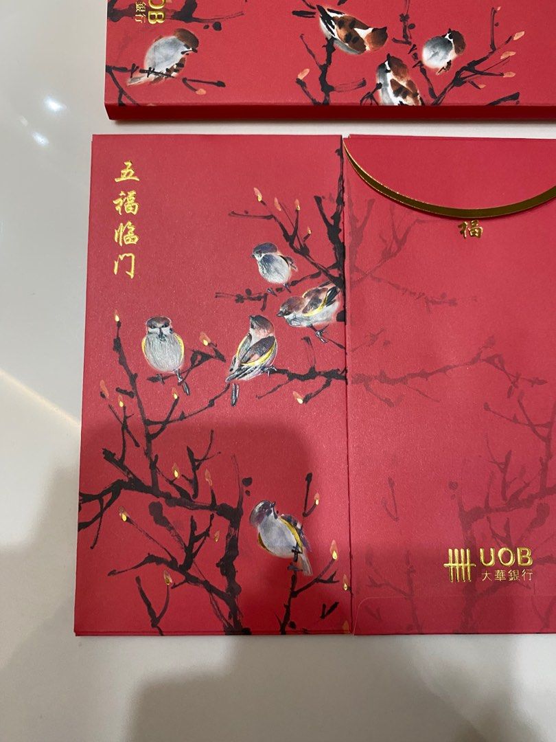 Uob bird red packets, Hobbies & Toys, Stationery & Craft, Art & Prints ...