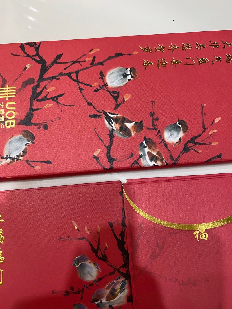 Uob bird red packets, Hobbies & Toys, Stationery & Craft, Art & Prints ...