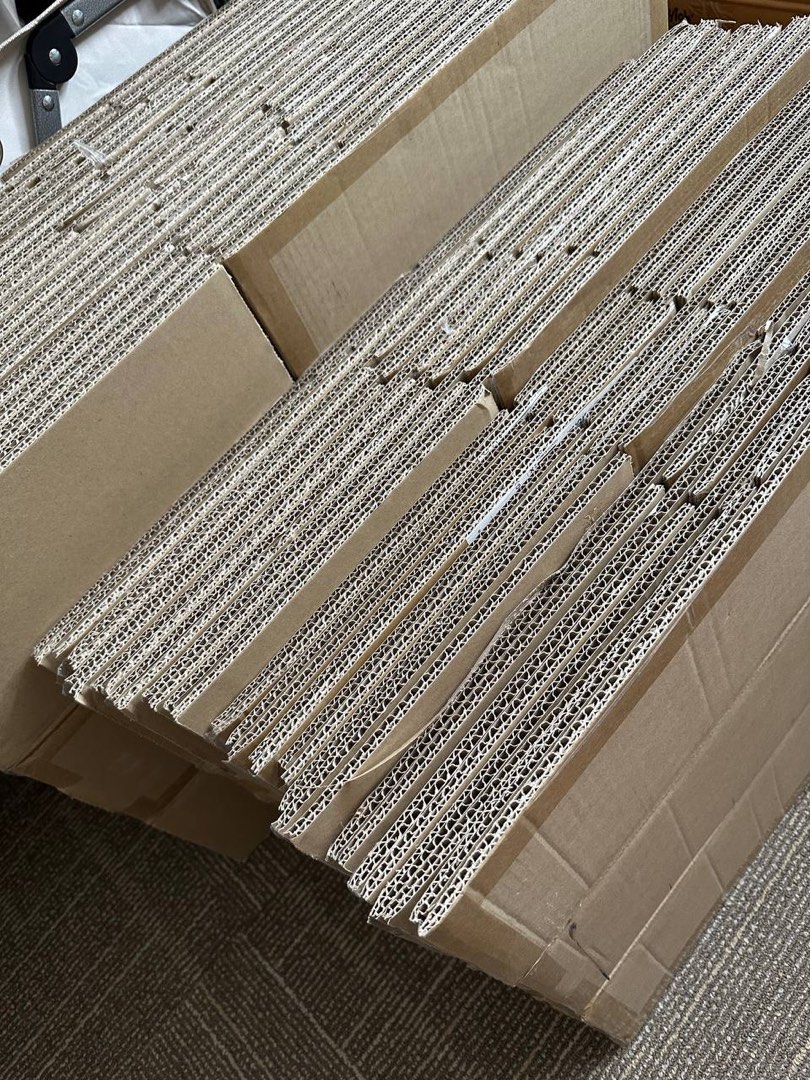 Used double wall carton box / cardboard box, Furniture & Home Living ...