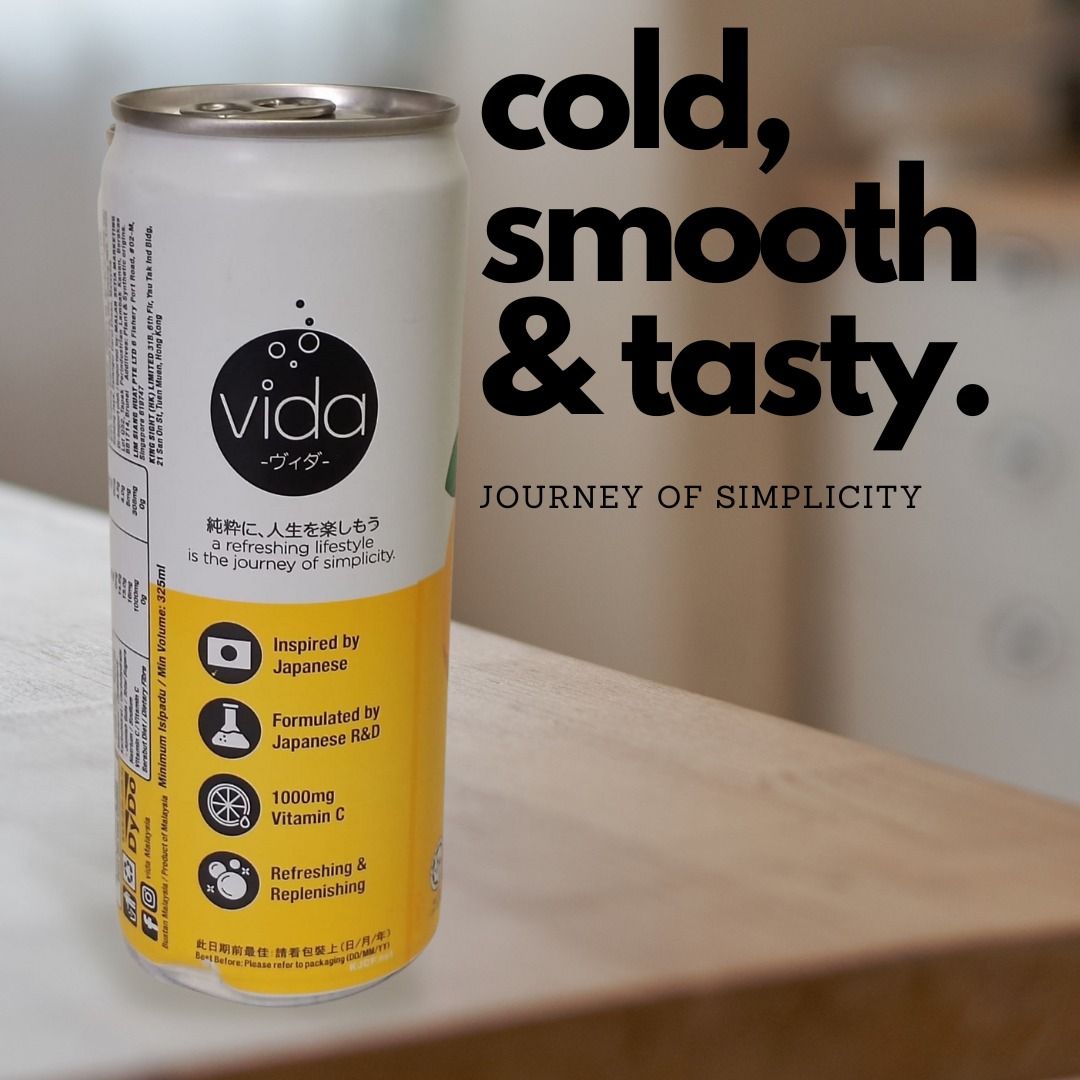 Vida High Vitamin Soda Guava [325ml], Food & Drinks, Beverages on Carousell