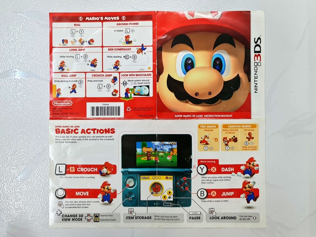 Video Game for Nintendo 3DS : Super Mario 3D Land *Rare / Used ...