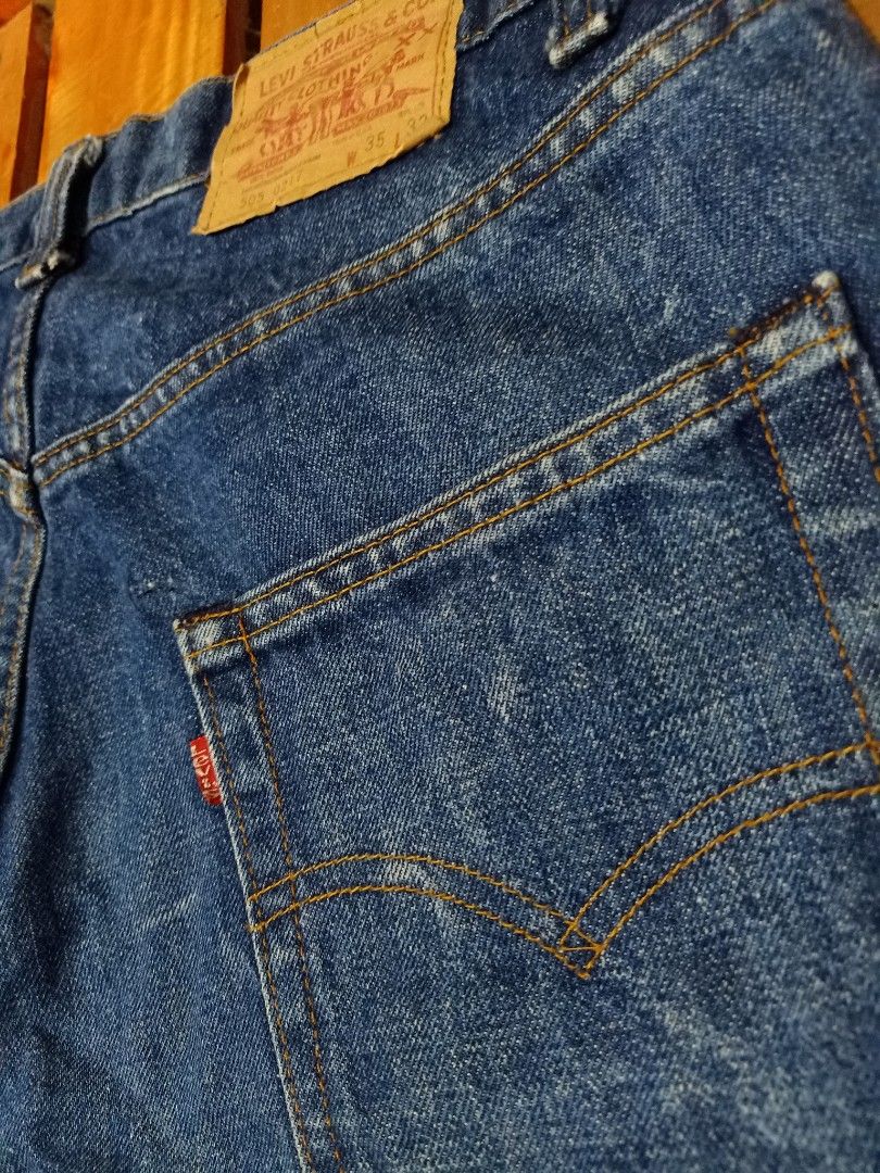 Vintage 1981 Levis 505 0217 Made in USA, Men's Fashion, Bottoms, Jeans ...