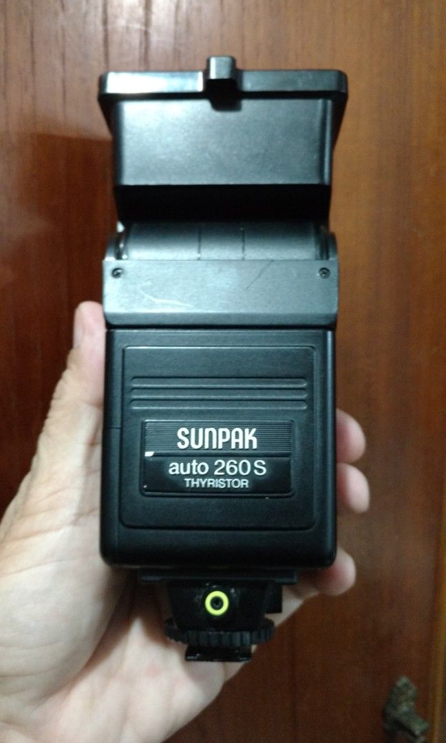 Vintage Sunpak Auto 260S Thyristor Shoe Mount Flash, Photography, Photography Accessories ...